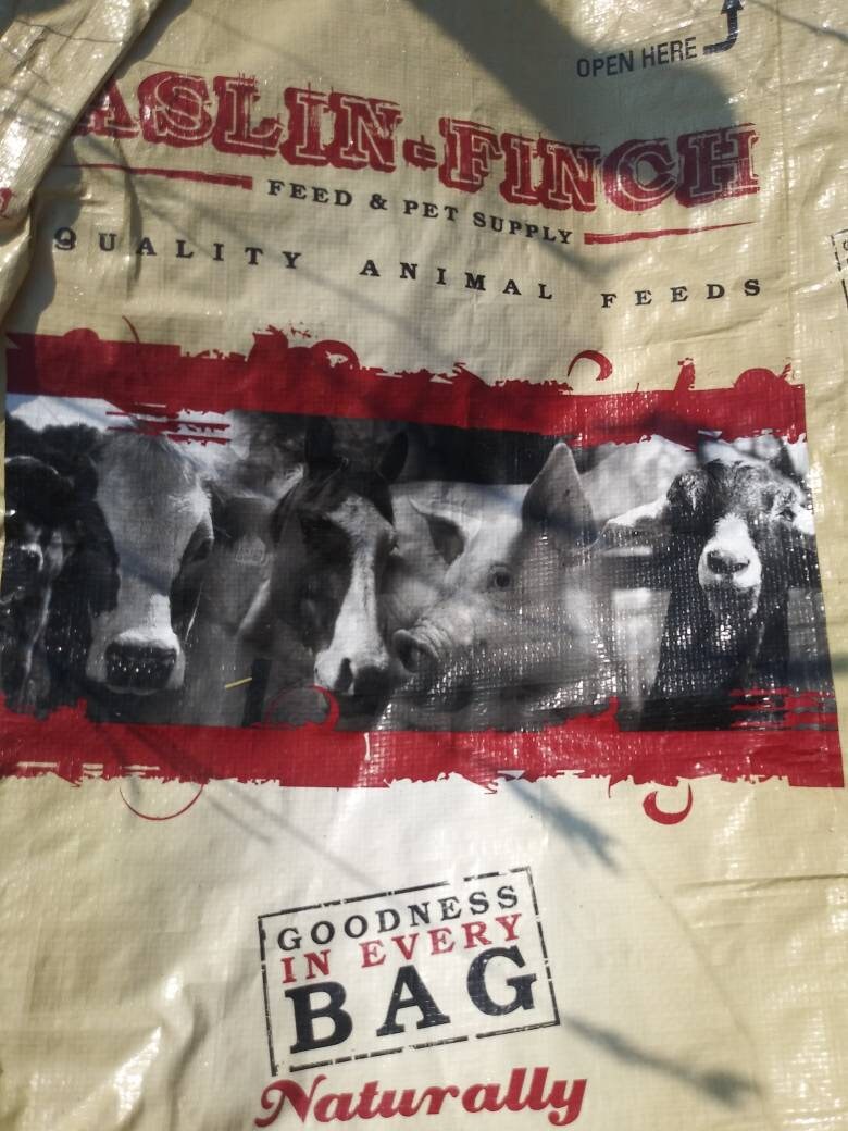 Reusable Livestock Feed Bag Tote Shopping Bag | Etsy