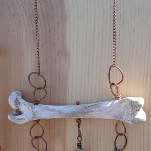 Bone Necklace With Turquoise Bead - Etsy