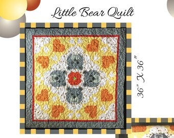 Baby Bear Quilt Pattern - Etsy
