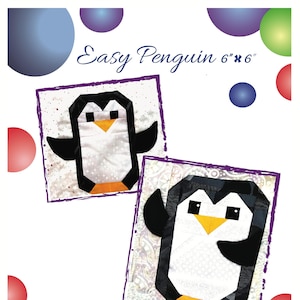 Penguin Quilt Block / Digital Download / PDF Pattern - Etsy