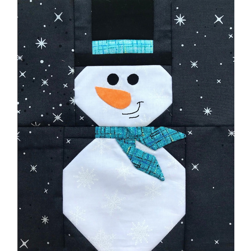 Snowman Quilt - Etsy