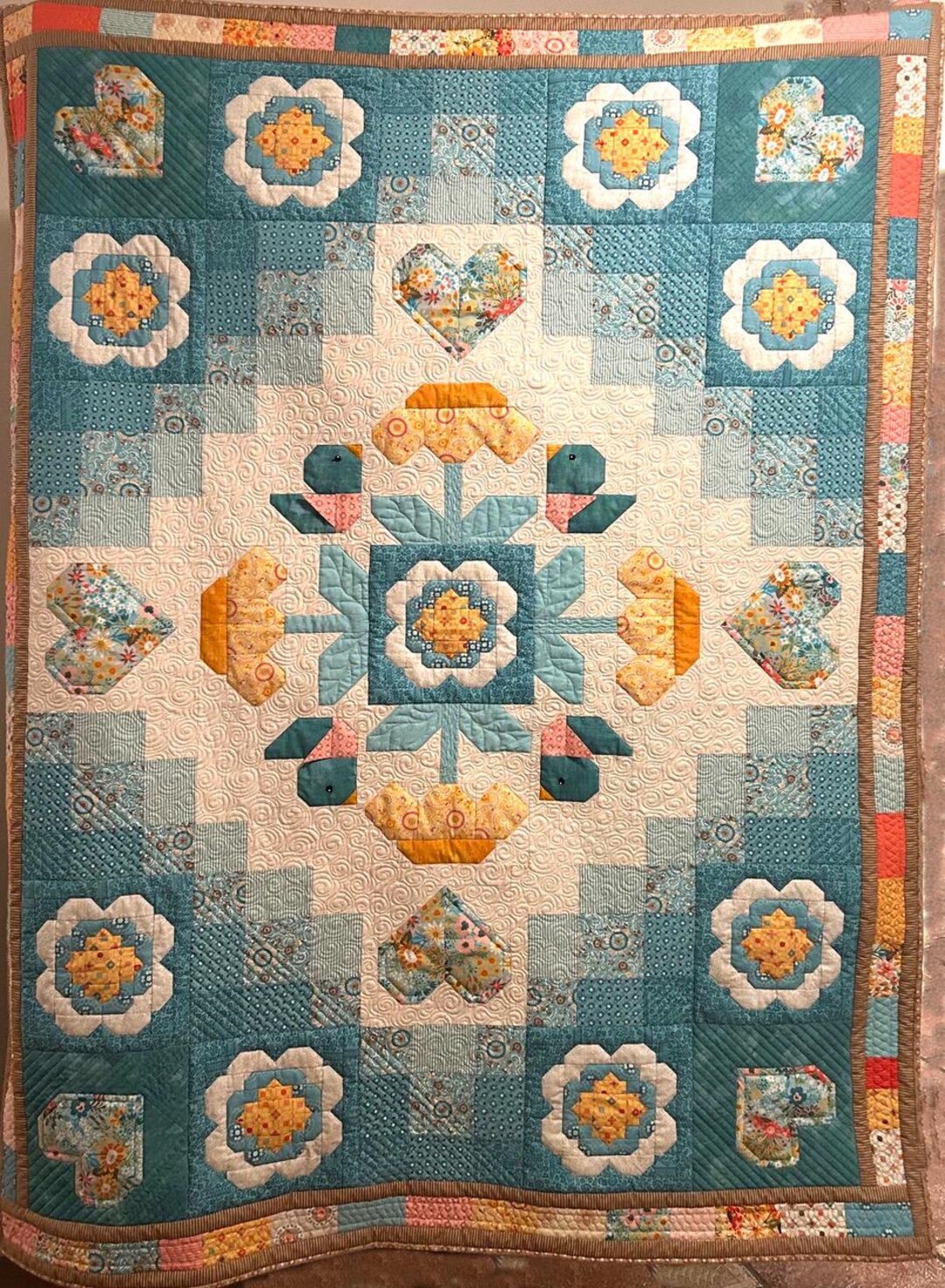 Early Bird Quilt 78 1/2" X 58 1/2" Pattern Pdf - Etsy