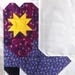 12 1/2 in Cowboy Boot Block Pattern Pdf - Etsy