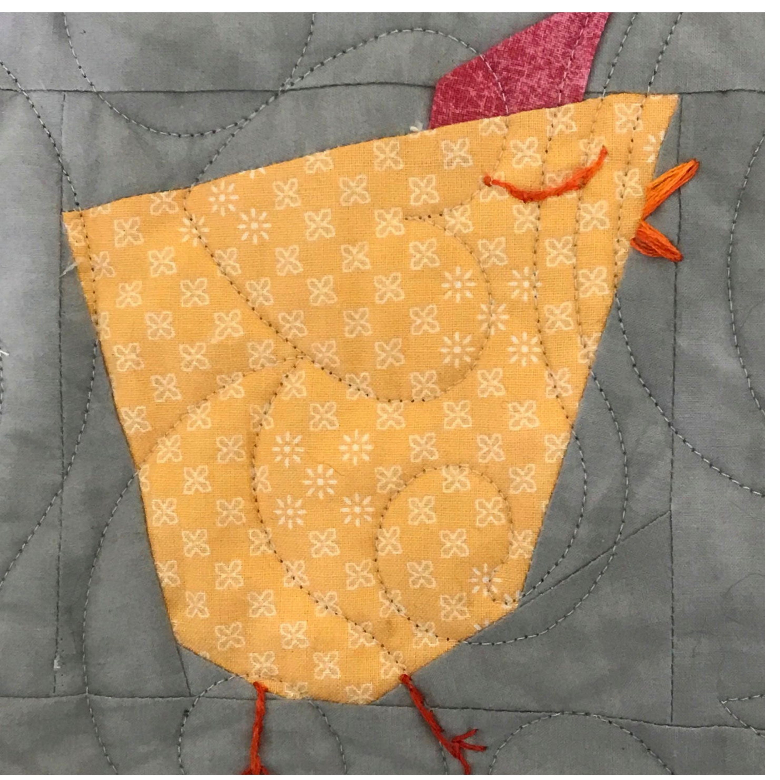 8.5 and 6.5 Chicken Block Pdf Pattern - Etsy