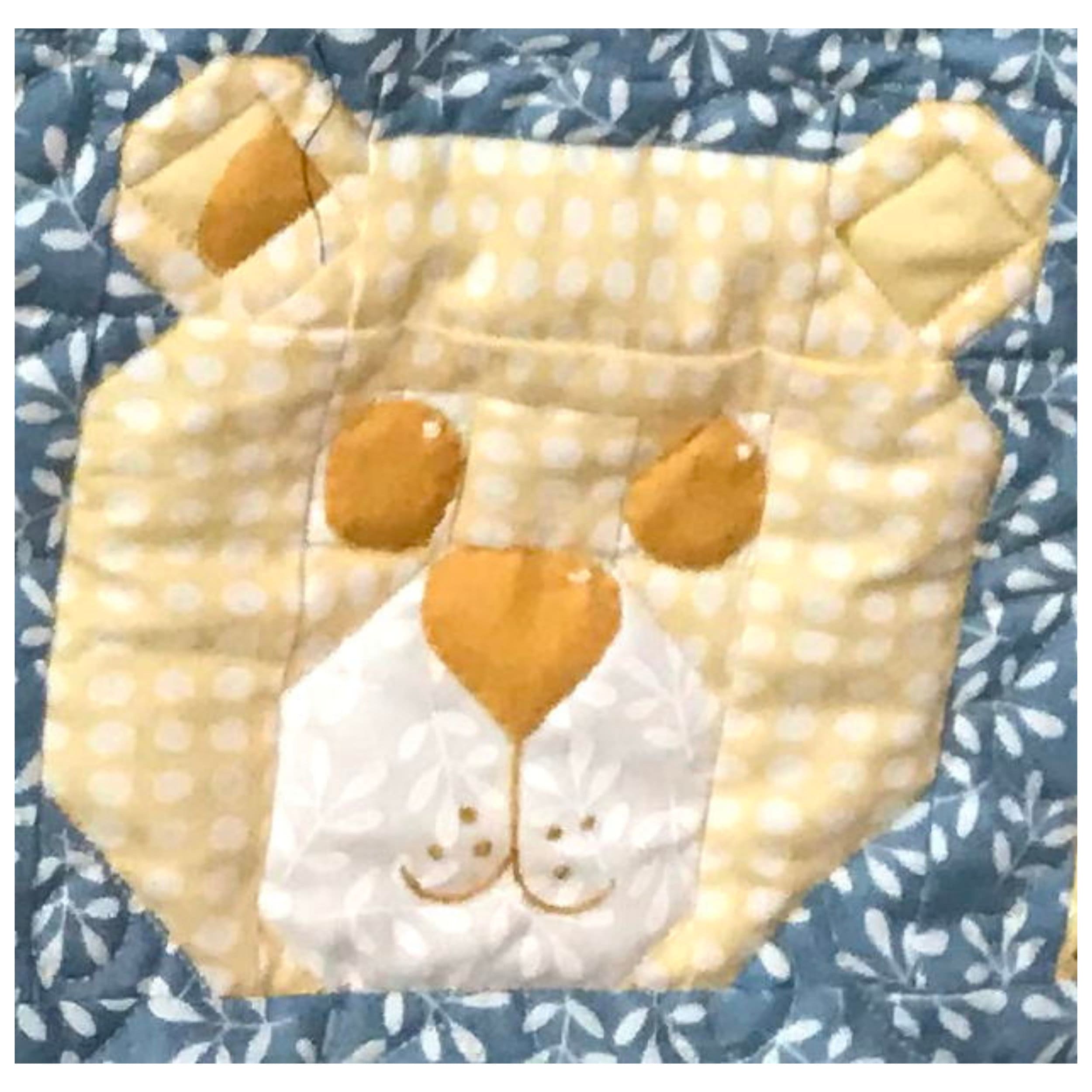 Baby Bear Quilt Pattern - Etsy