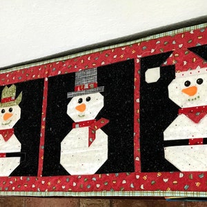 10.5" Winter Snowman Block Pdf Pattern. Use the Snow Folk Blocks to ...