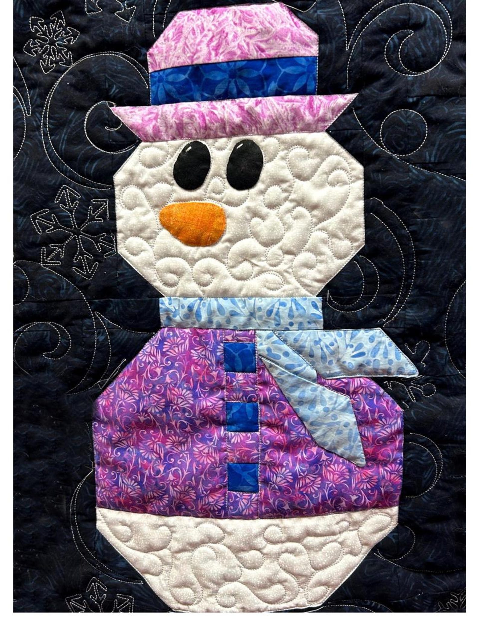 62"x52" Snow Peeps Quilt Pdf Pattern - Etsy