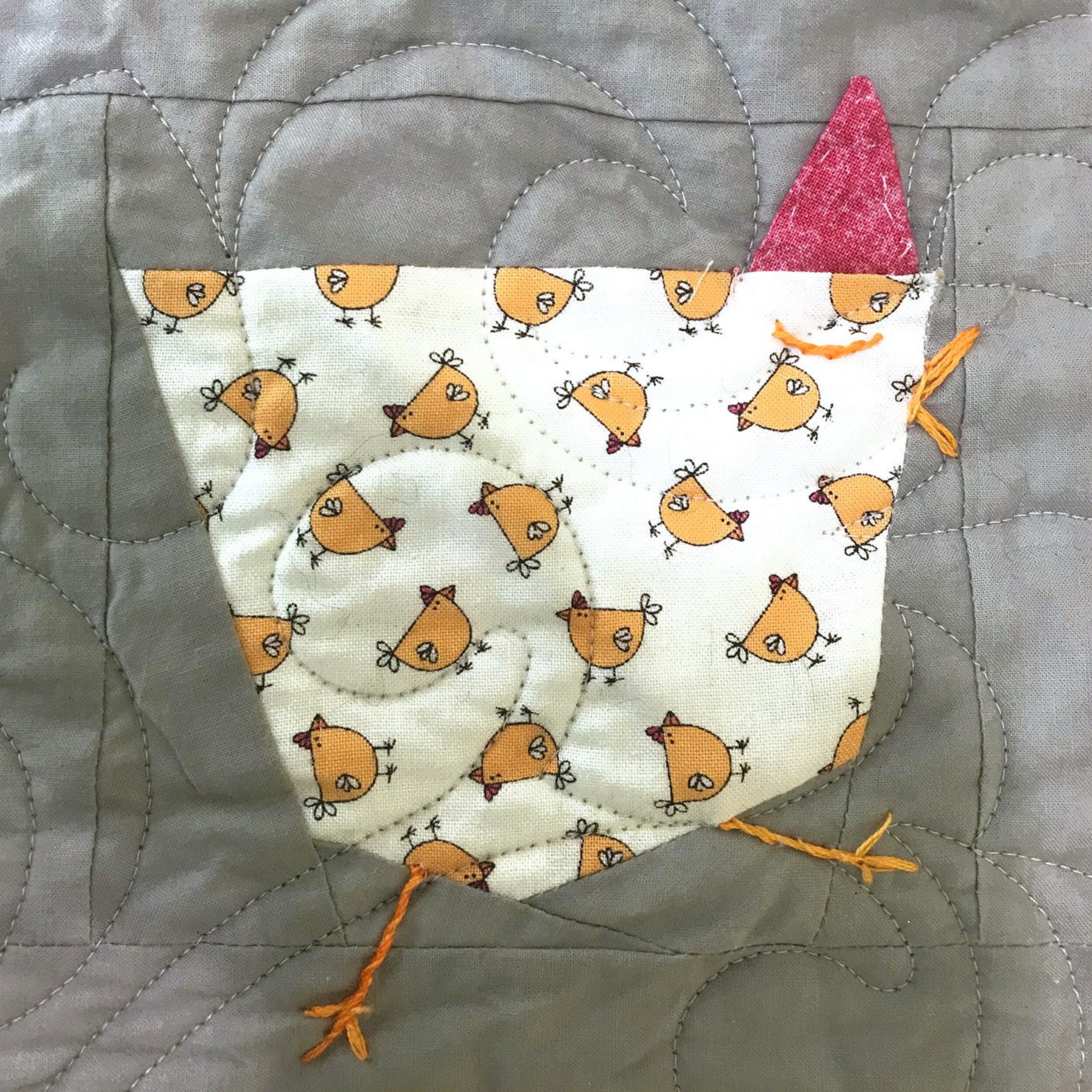 8.5 and 6.5 Chicken Block Pdf Pattern - Etsy