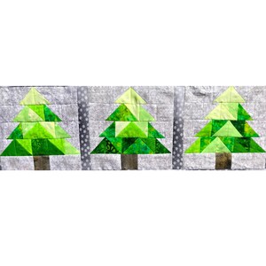 10.5 and 8.5 Pine Tree Block Pattern Pdf - Etsy