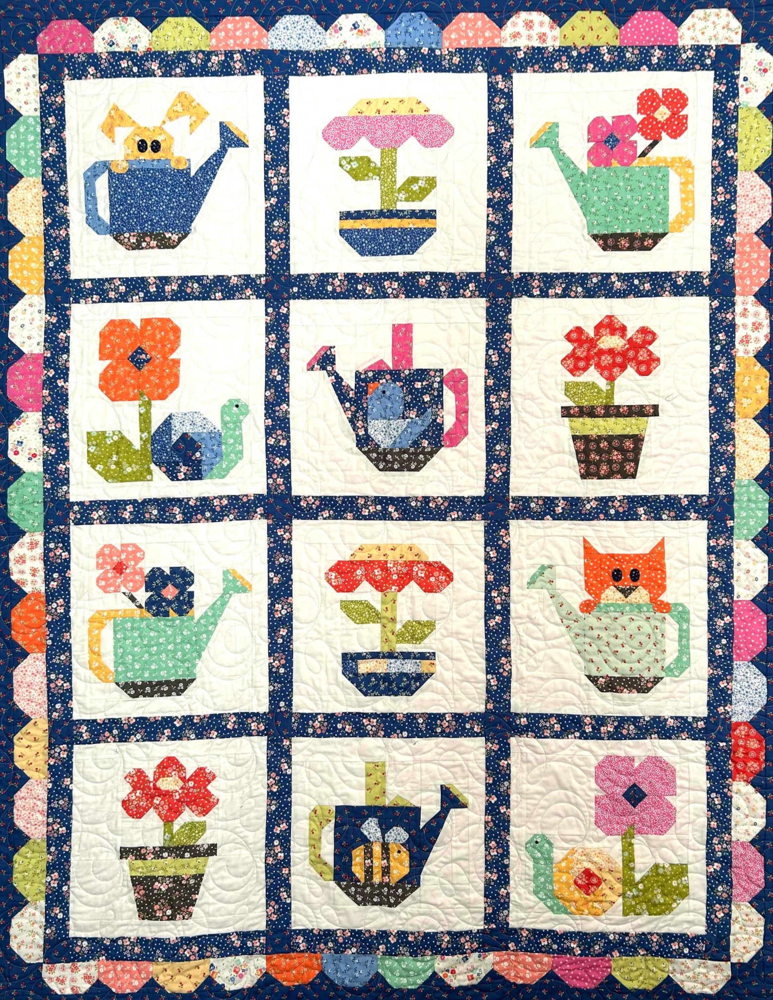 12.5 Inch Zinnia Flower Pattern Pdf - Etsy