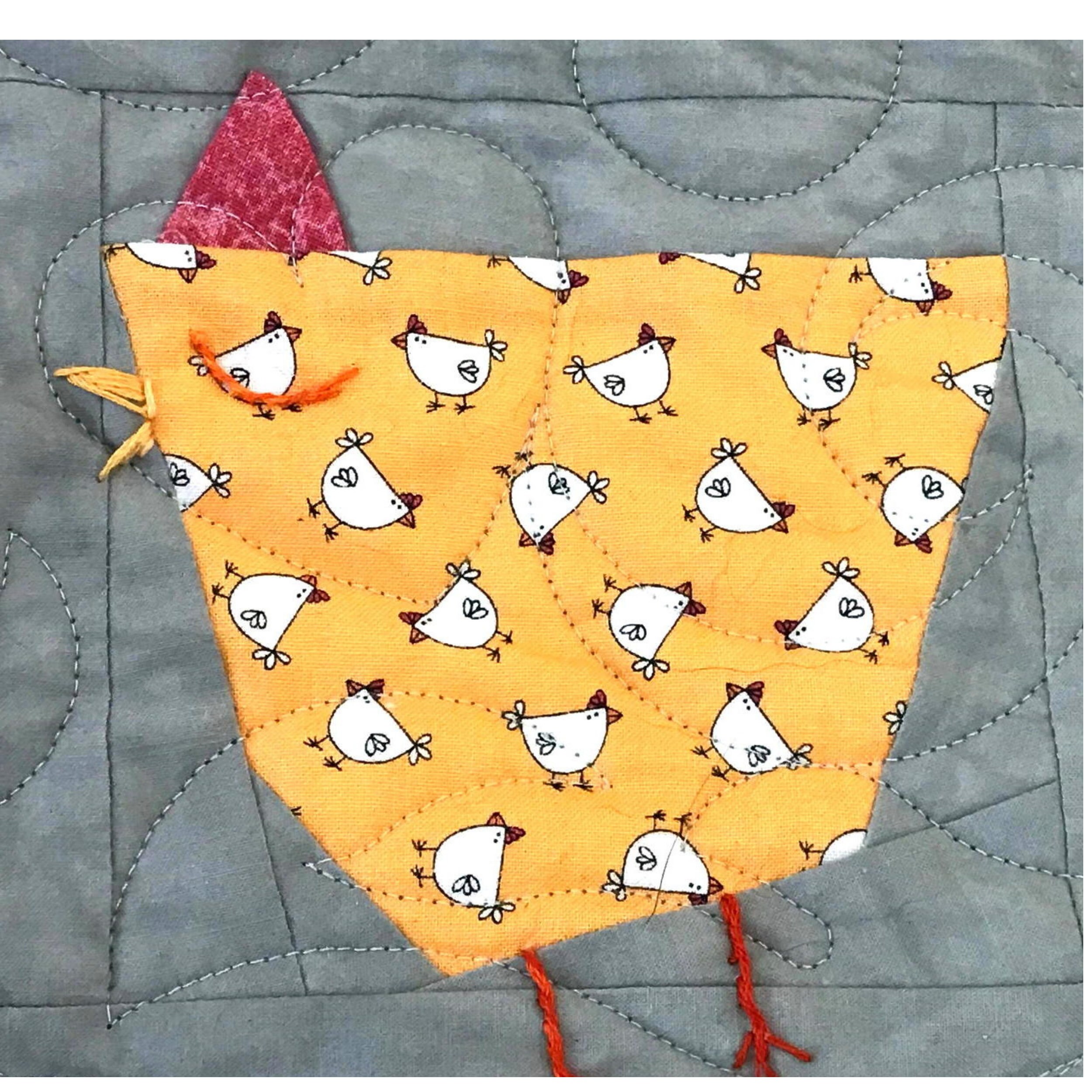 8.5 and 6.5 Chicken Block Pdf Pattern - Etsy