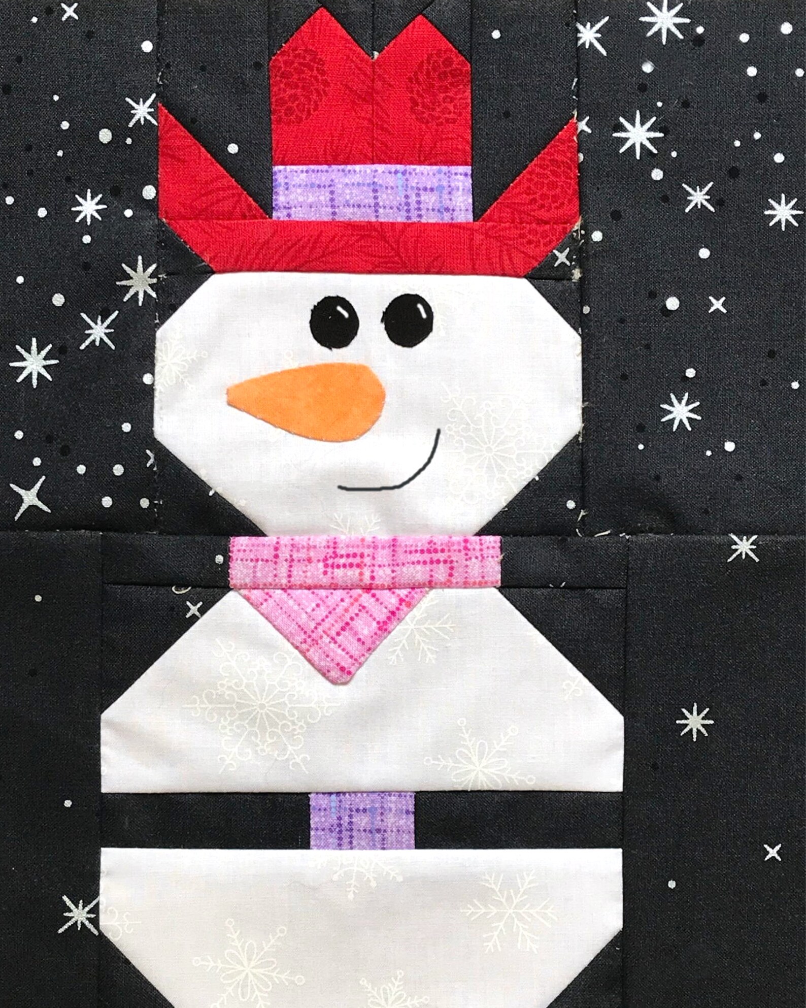 10.5" Cowboy Snowman Block. PDF Download. - Etsy