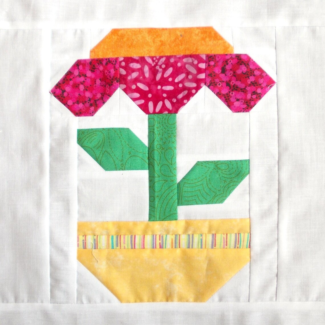 12.5 Inch Zinnia Flower Pattern Pdf - Etsy
