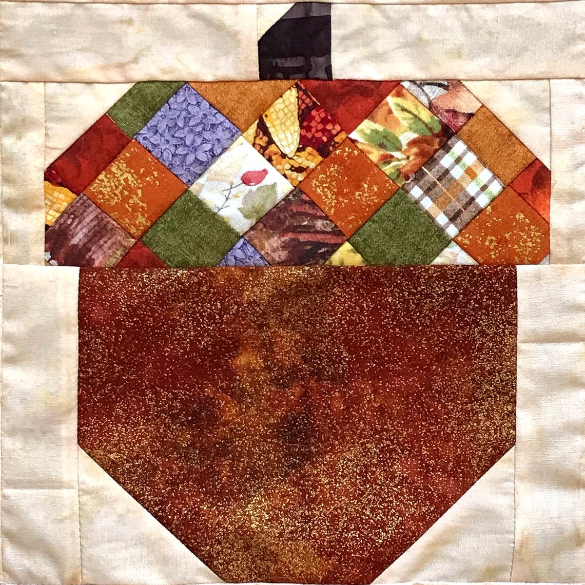 9.5 Acorn Quilt Block Pdf Pattern. - Etsy