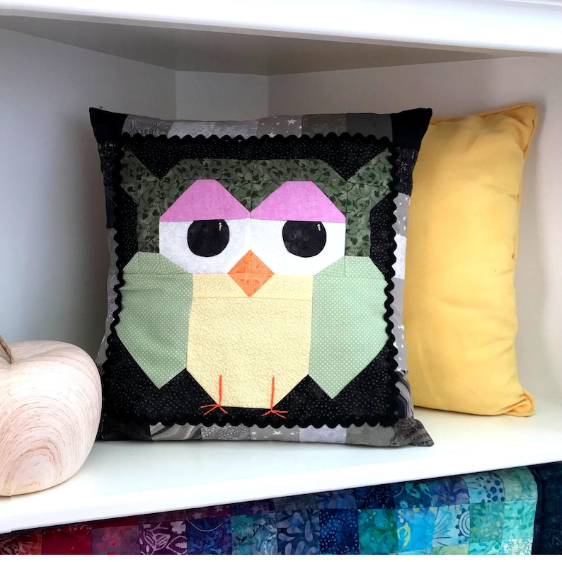 12" Owl Quilt Block Pdf Pattern - Etsy