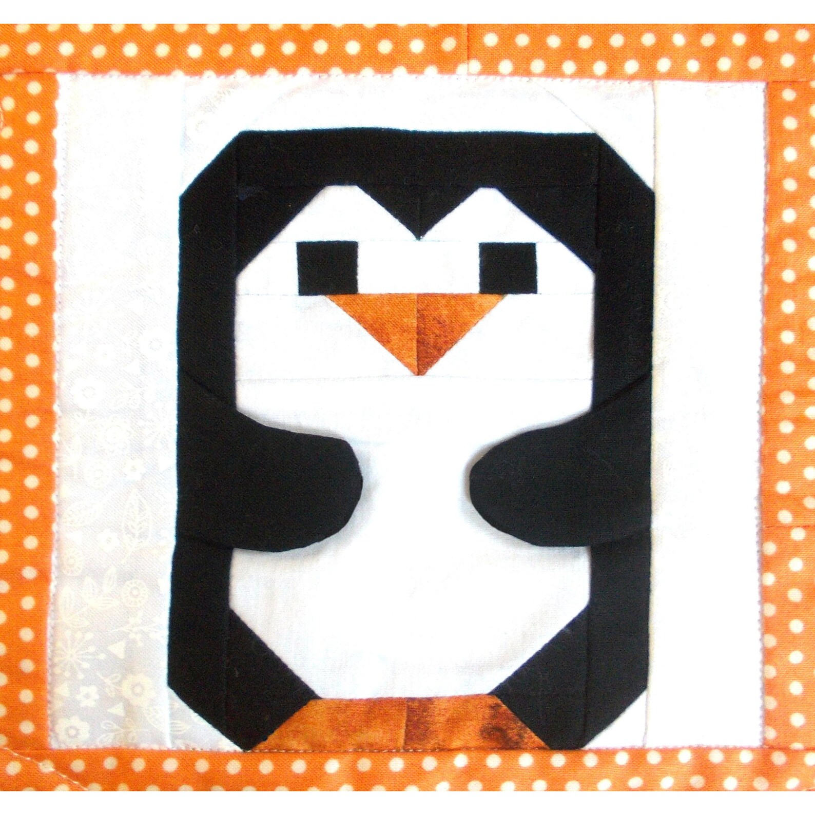 6.5 Inch Easy Penguin Quilt Block Pdf Pattern - Etsy