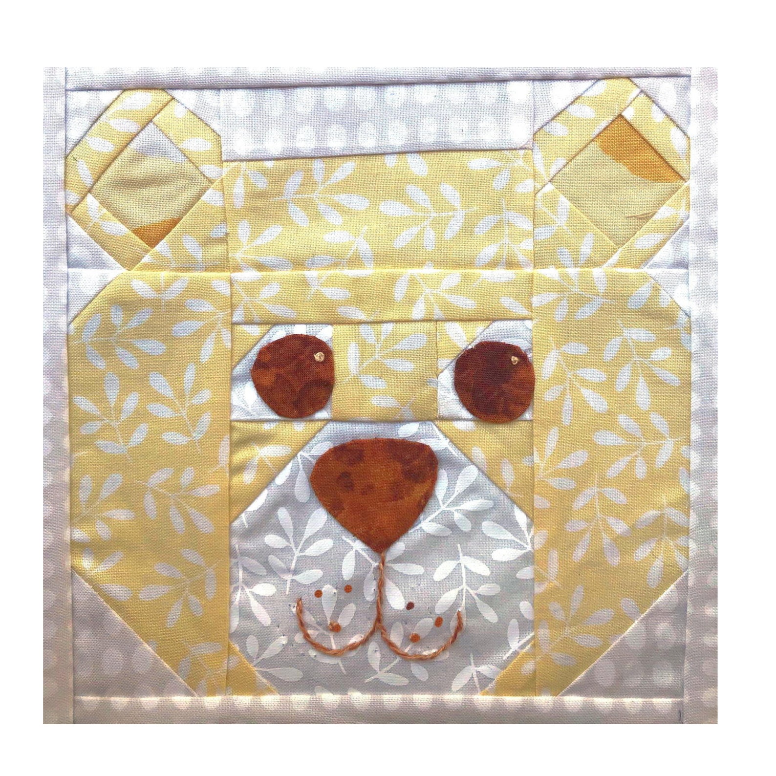 6", 8" and 12" Bear Block PDF Pattern. - Etsy