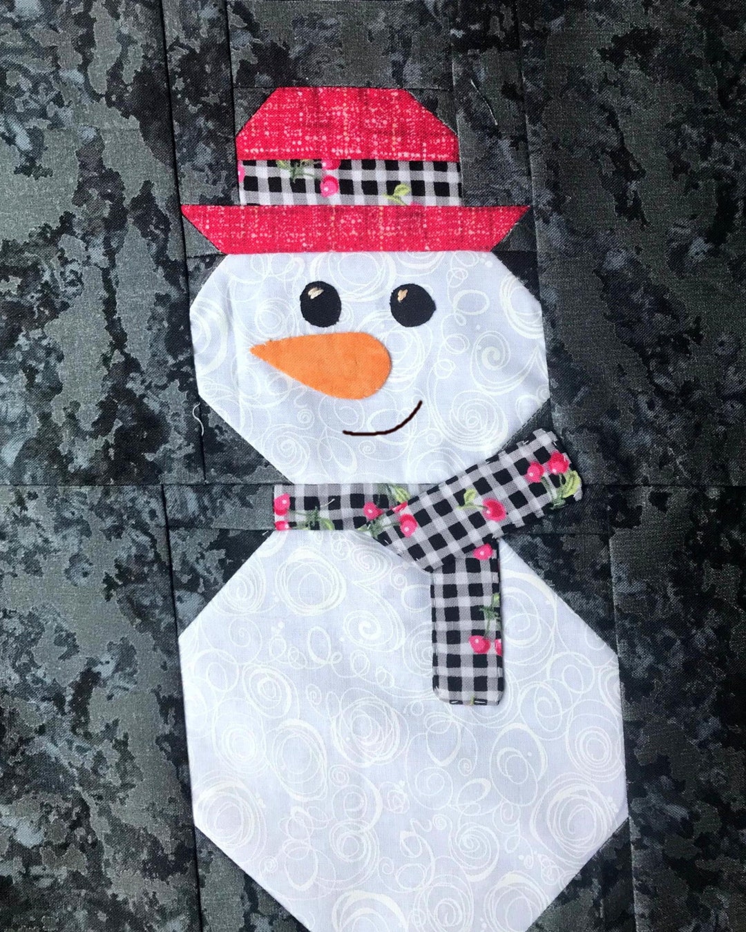 Snow Girl in a 10.5" Block PDF Download. One of Many Snow Folks You Can ...