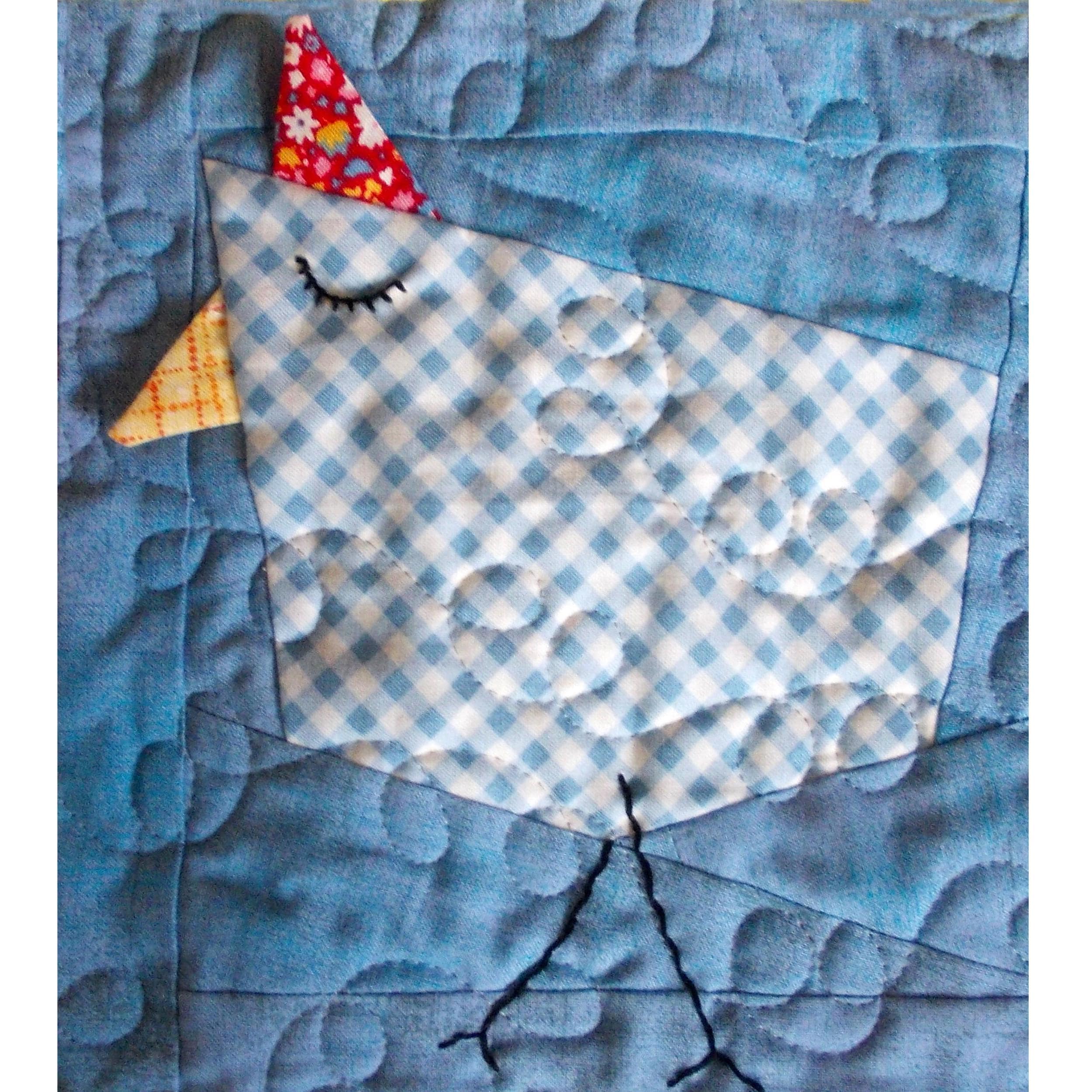 8.5" and 6.5" Chicken Block Pdf Pattern - Etsy