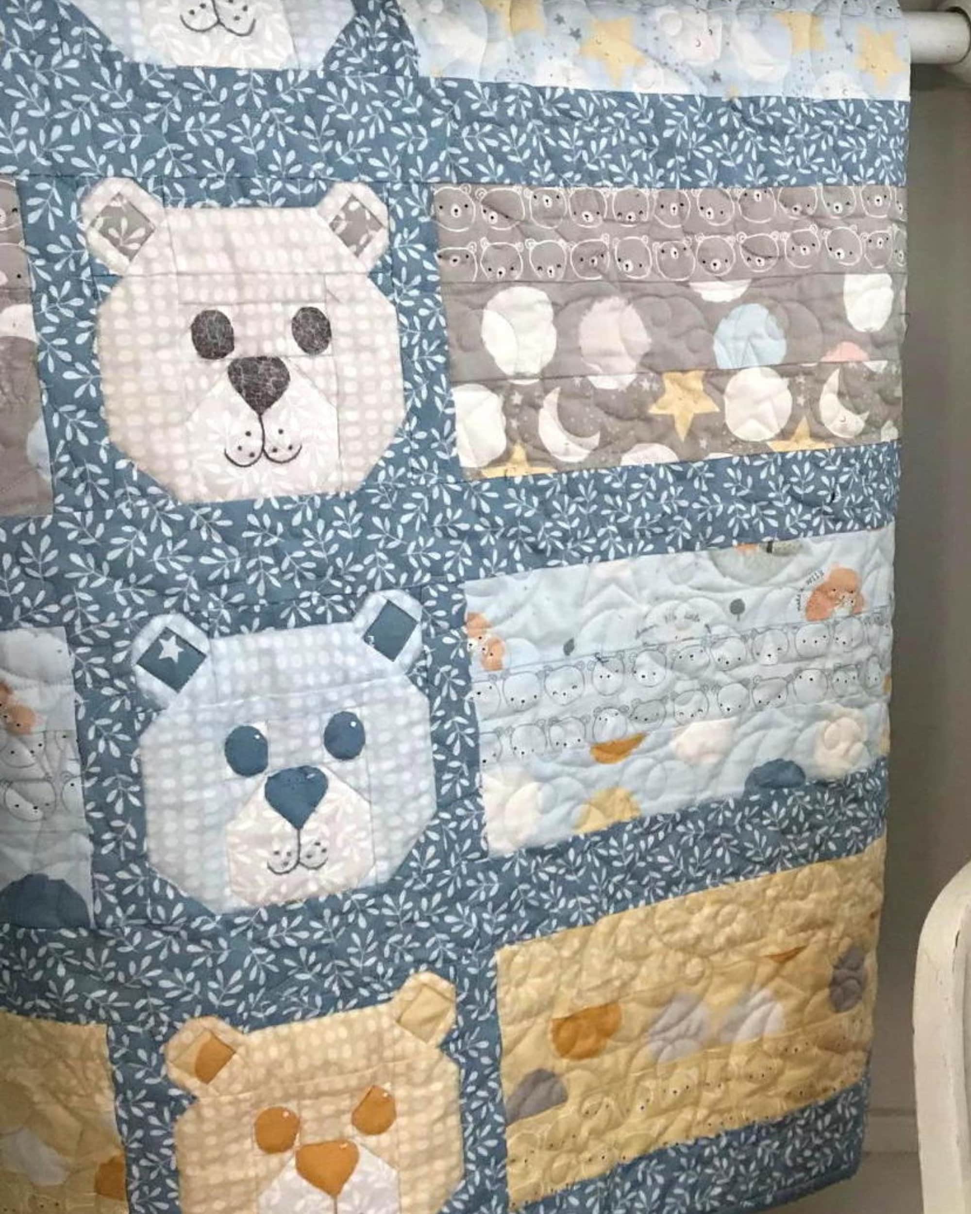 Baby Bear Quilt Pattern - Etsy