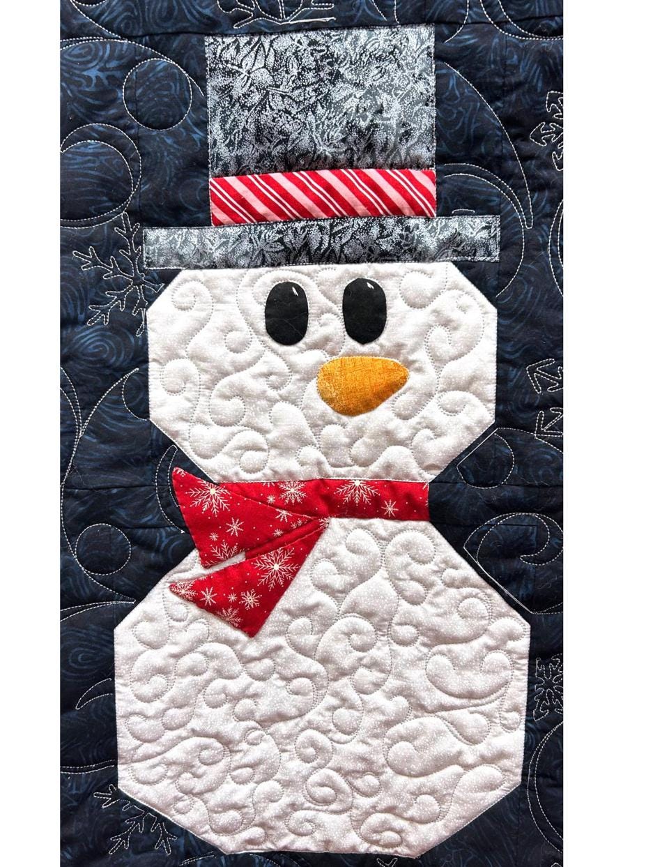 62"x52" Snow Peeps Quilt Pdf Pattern - Etsy