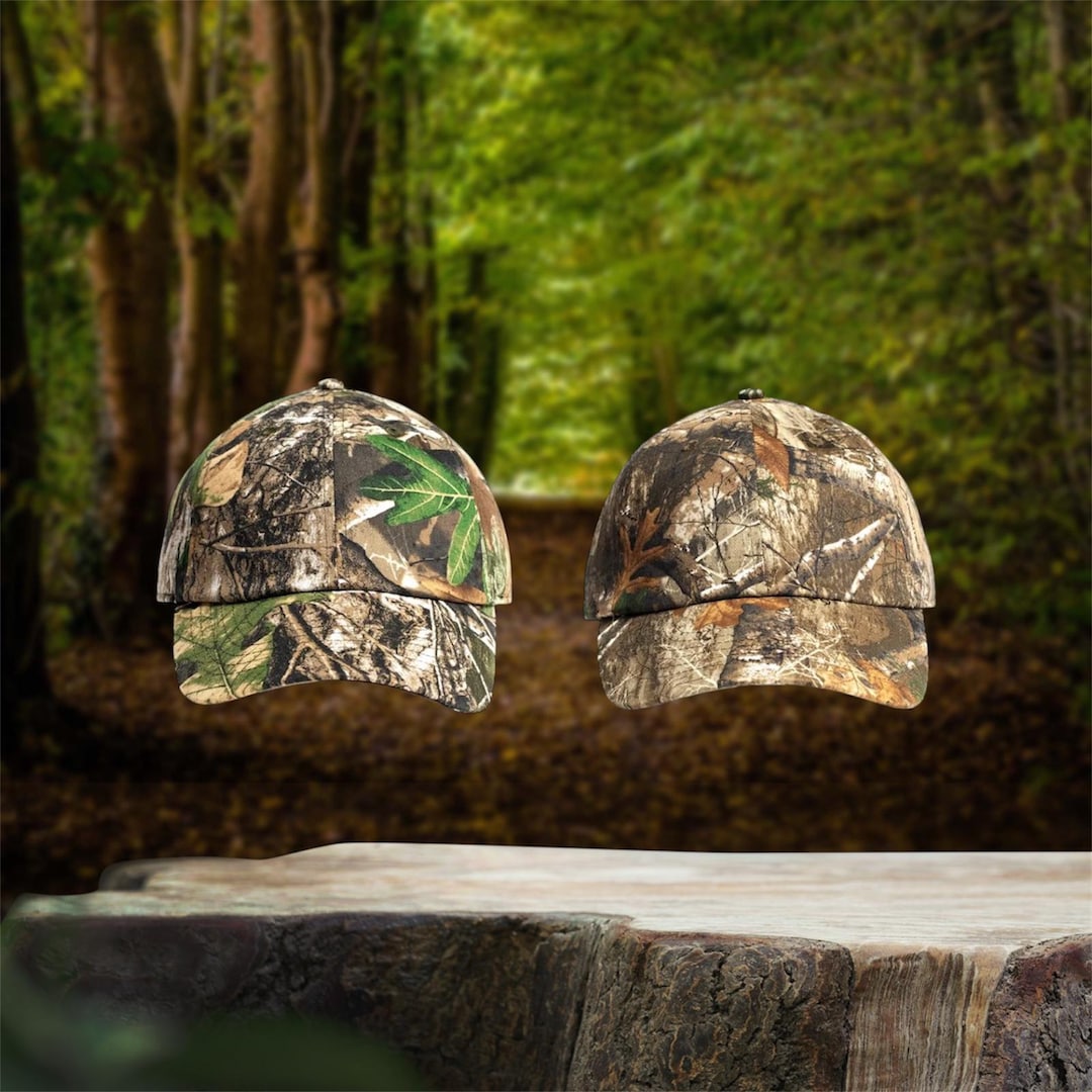 Realtree Camo Baseball Cap Low Profile Dad Hat Adjustable W/ Brass ...