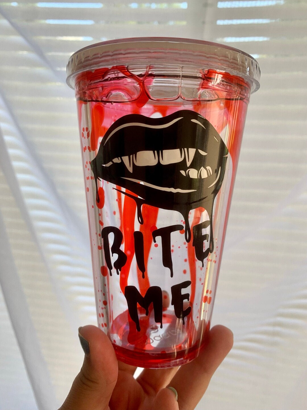 Vampire Blood Drip Tumbler - Etsy
