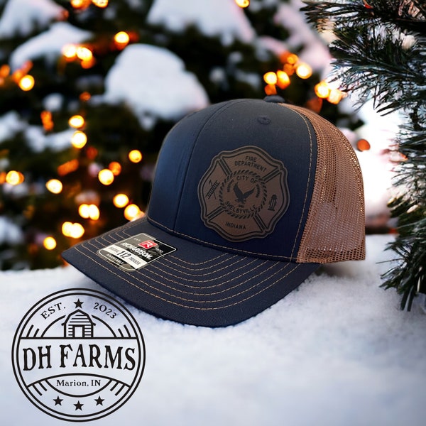 Custom Fire Department Trucker Hat - Etsy