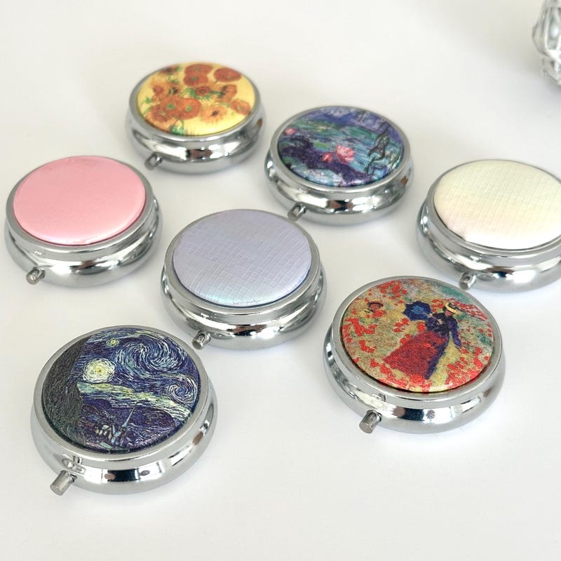 Vintage Pill Box Jewelry - Etsy UK