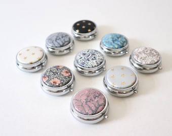 Pill Box With Mirror, | Pills Organiser | Medicine Organiser ...