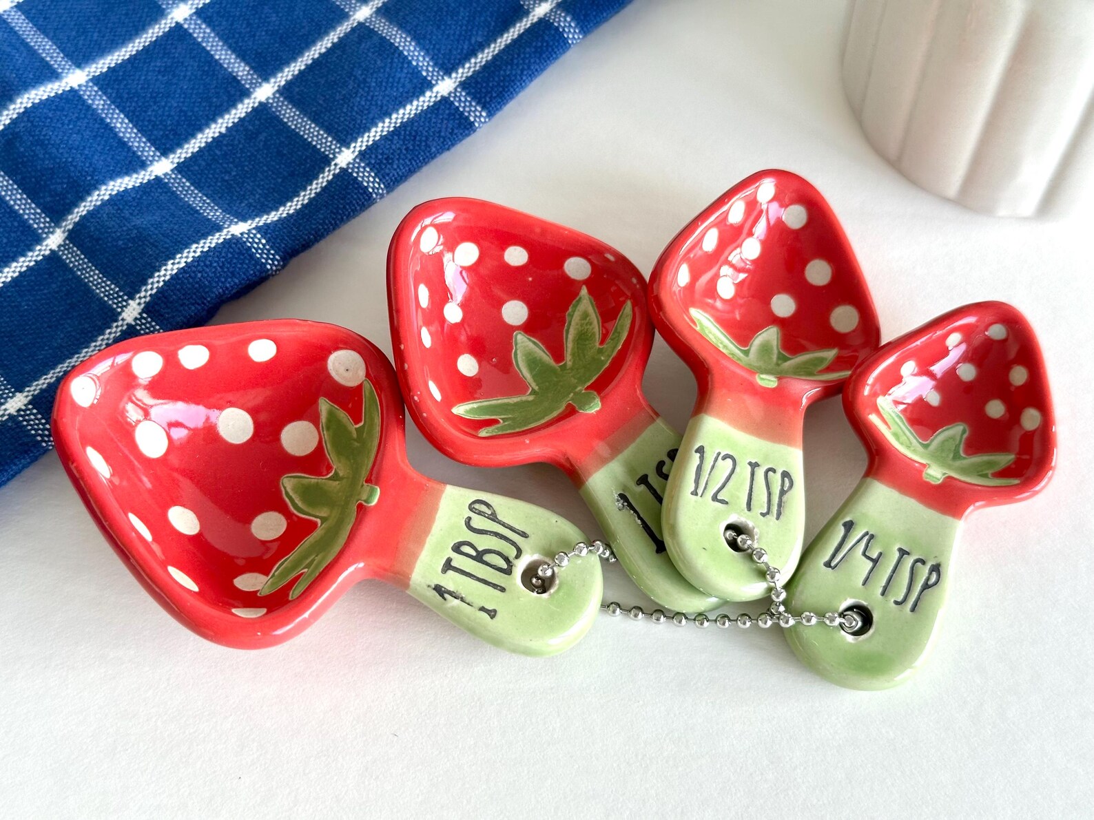 Ceramic Measuring Spoons, Measuring Spoon Set, Measuring Cups, Baking ...