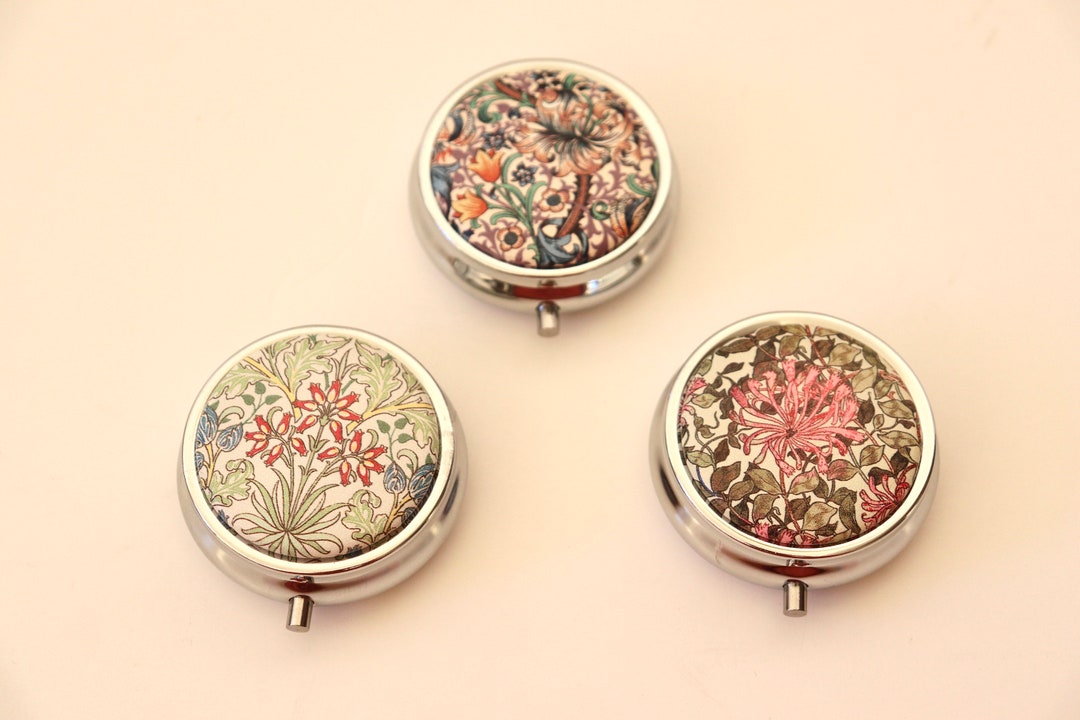Pill Box With Mirror, | Pills Organiser | Medicine Organiser ...