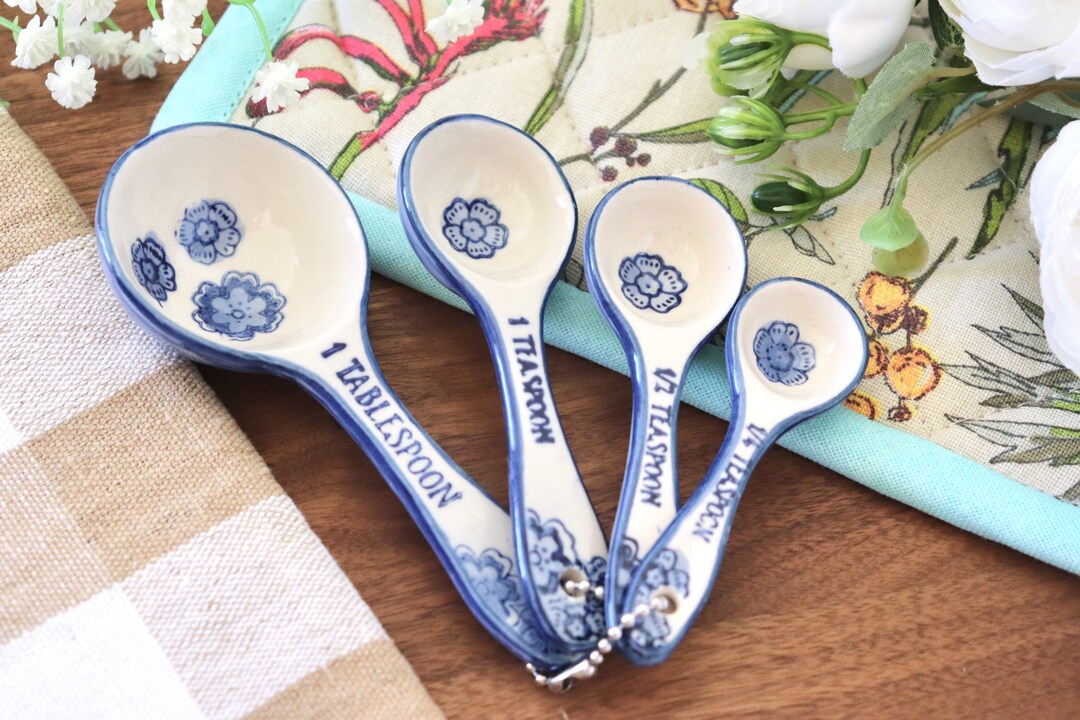 Ceramic Measuring Spoons, Measuring Spoon Set, Measuring Cups, Baking ...