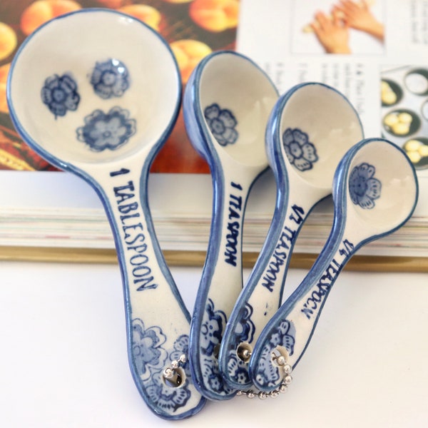 Ceramic Measuring Spoons - Etsy
