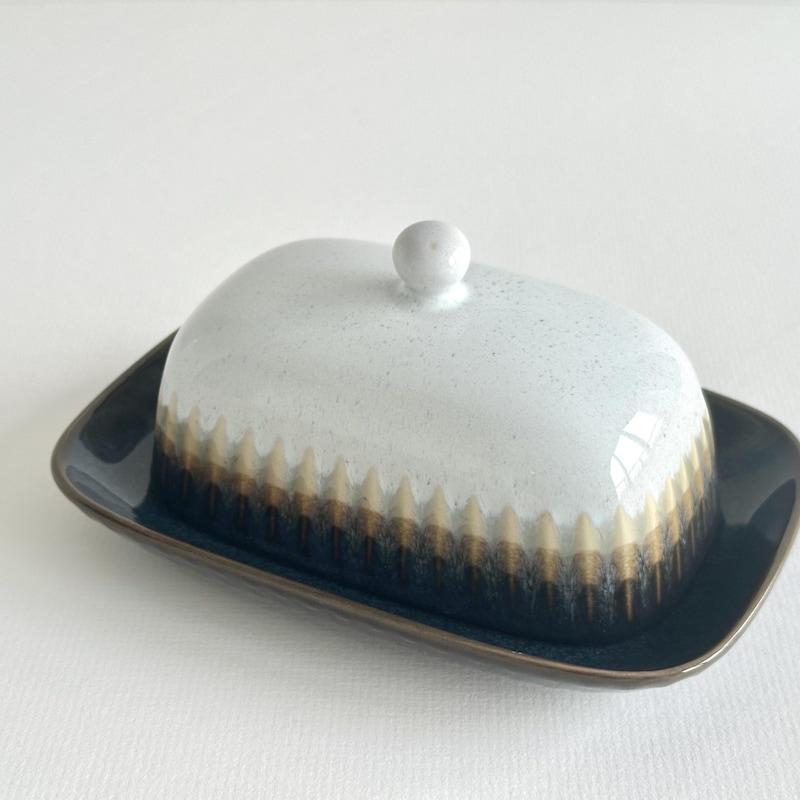 Vintage Black Butter Dish - Etsy UK
