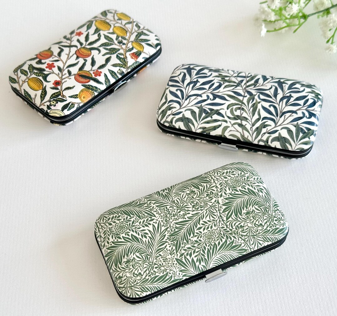 William Morris Manicure Set: Floral Travel Nail Care Kit - Etsy