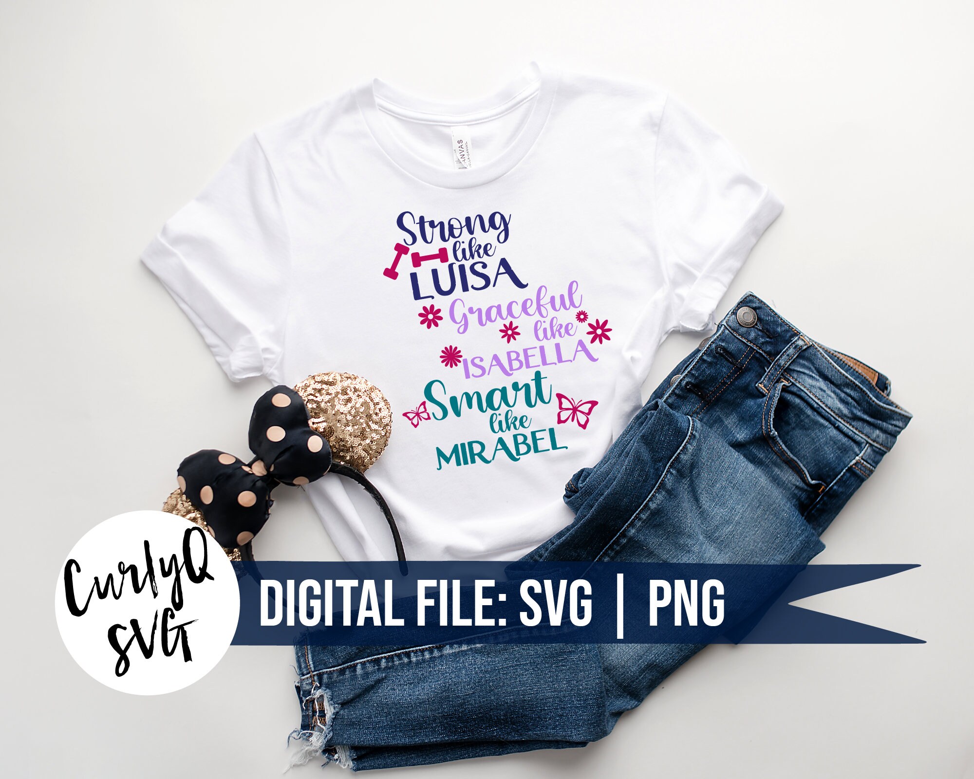 SVG, Mirabel, Isabella, Luisa, Digital Download, Bruno, Instant, Cut ...