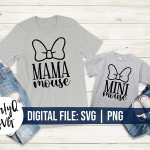 SVG, Mama Mouse, Mini Mouse, Digital Download, Instant, Minnie, Castle ...