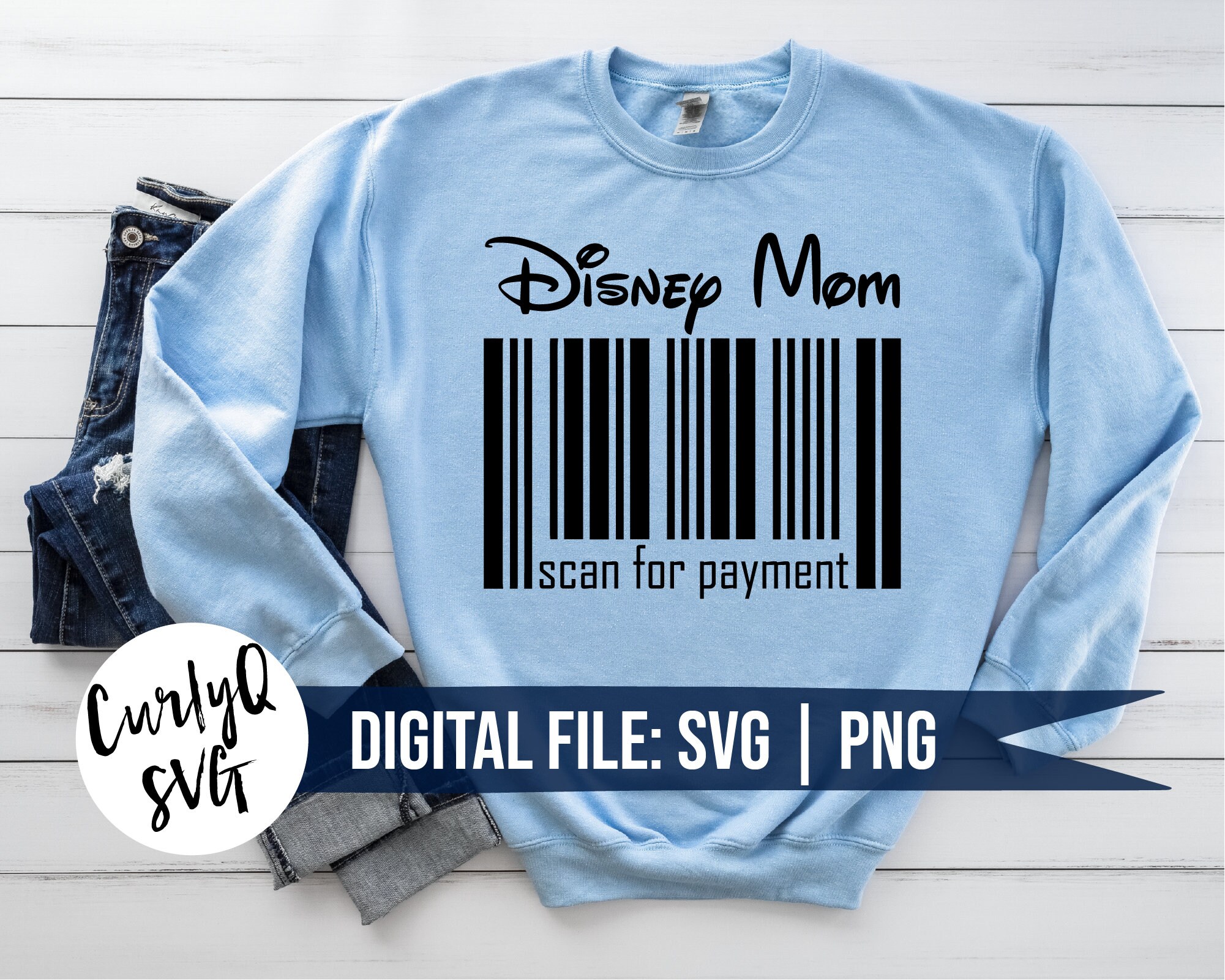 SVG, Scan for Payment, Mom, Barcode, Digital Download, Instant, Digital ...
