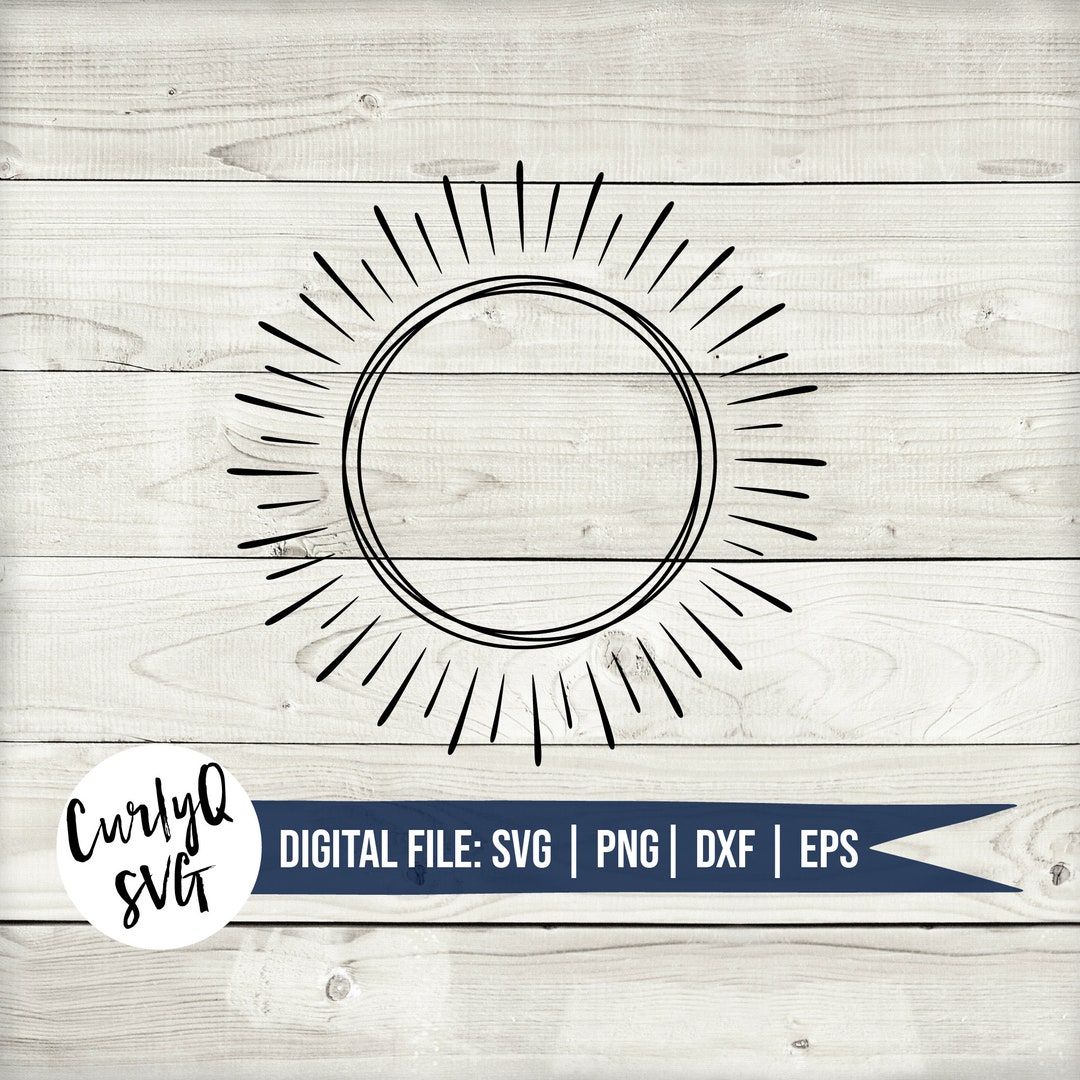 SVG, Sun, Design Element, Simple Svg, Summer, Spring, Digital Download ...
