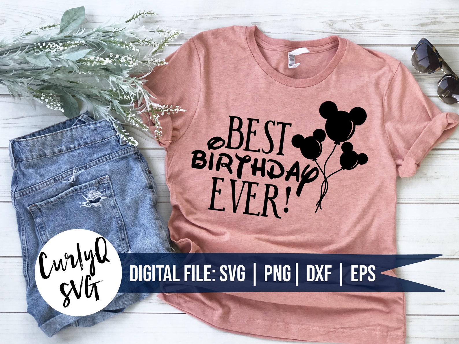 Svg Best Birthday Ever Disneyland Disney Disney Trip Etsy