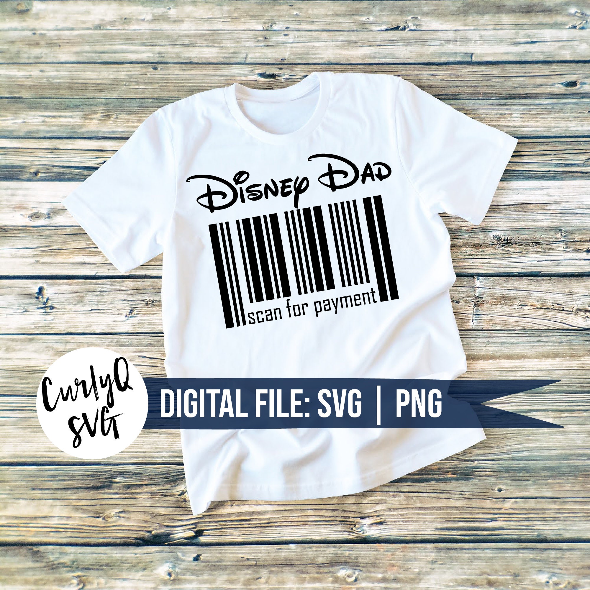 SVG Scan for Payment Dad Barcode Digital Download - Etsy