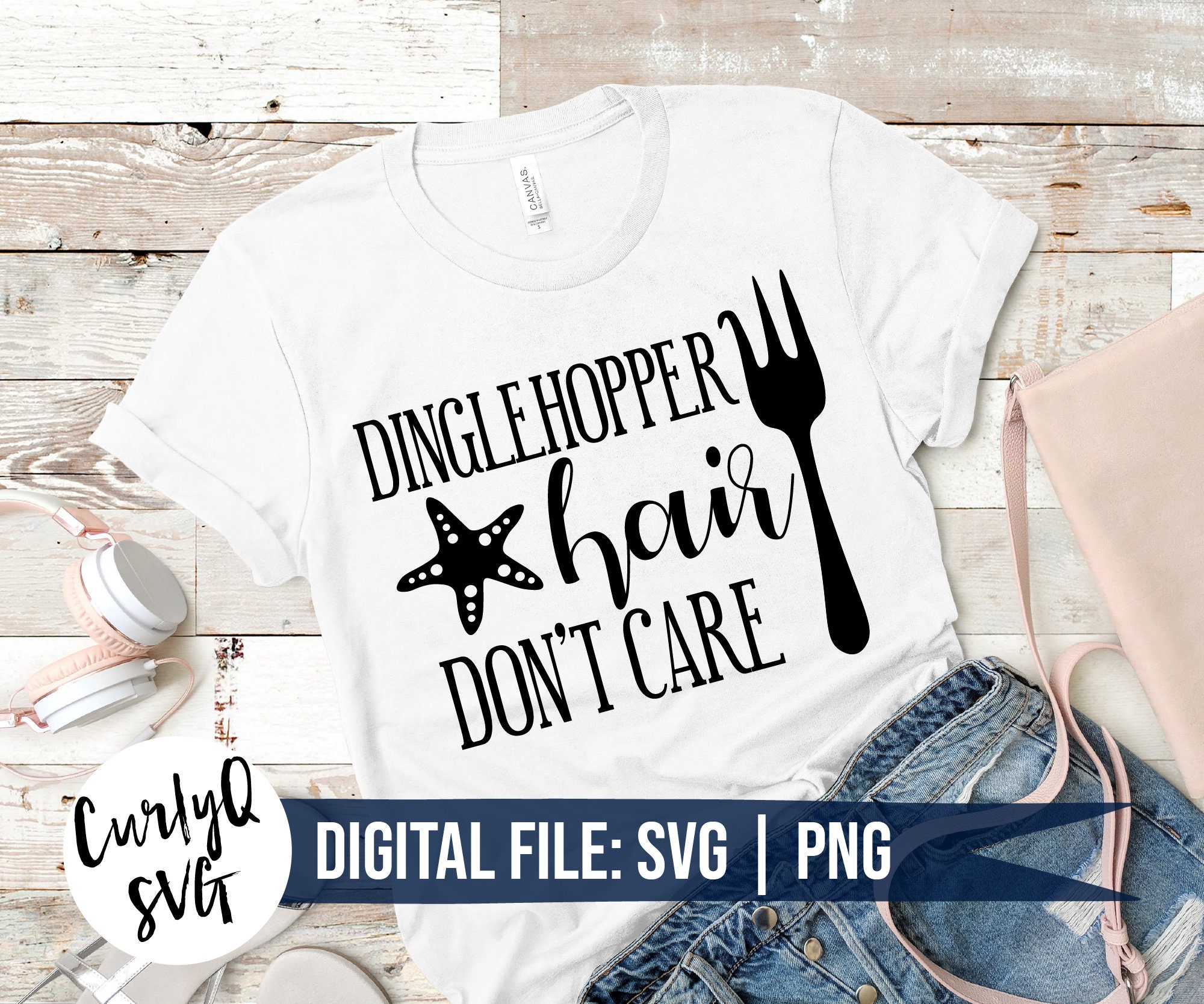 SVG Dinglehopper Hair Little Mermaid Digital Download Cut - Etsy Australia