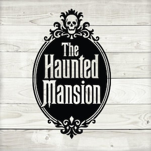 SVG, Haunted Mansion Sign, Madame Leota, Hat Box Ghost, Ghost Host, Cut ...