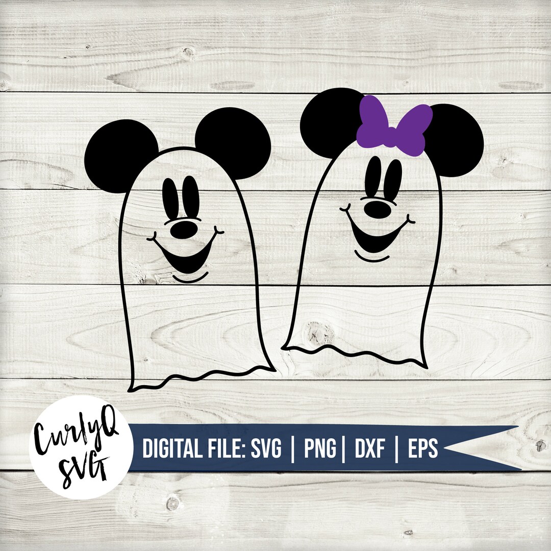SVG, Mickey, Minnie, Ghost, Spooky, Haunted, Halloween, Boo Bash ...