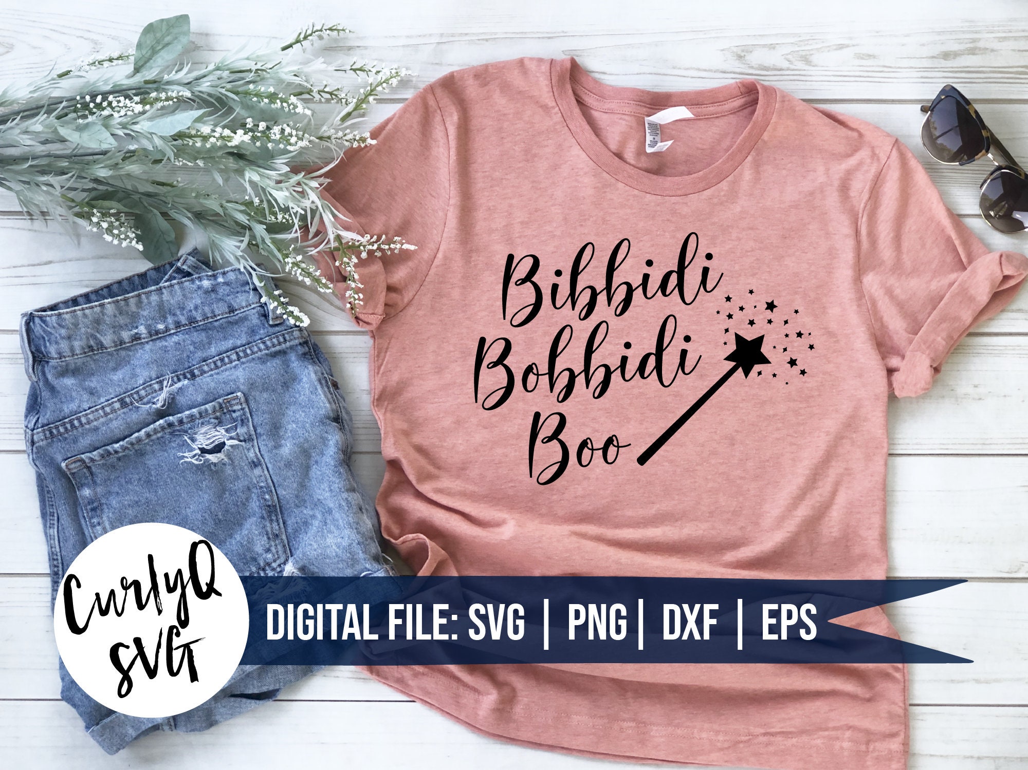 SVG Bibbidi Bobbidi Boo Fairy Godmother Cut File Digital - Etsy