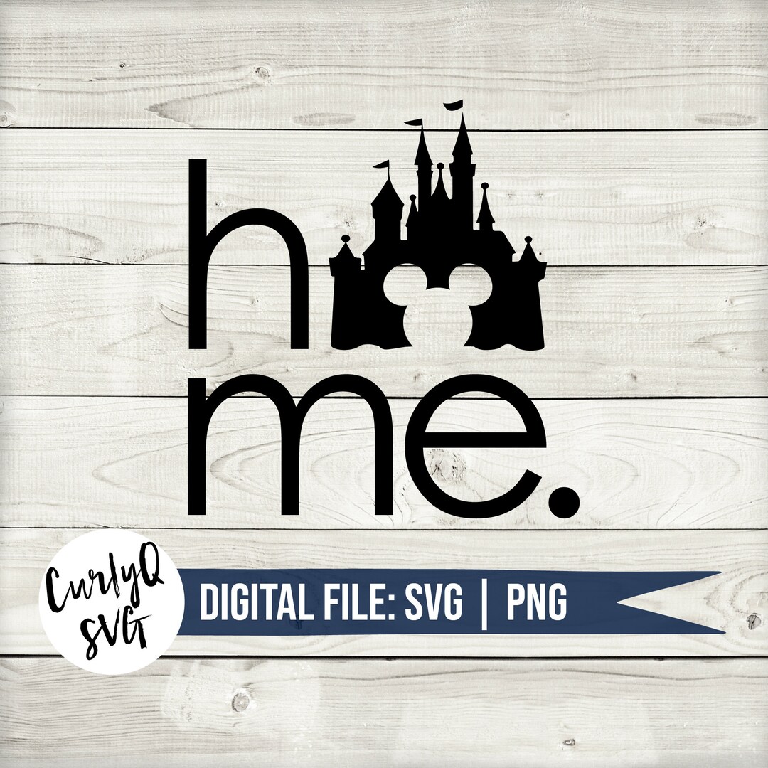 SVG, Home, Mickey, Digital Download, Castle, Minnie, Magical, Cut File ...