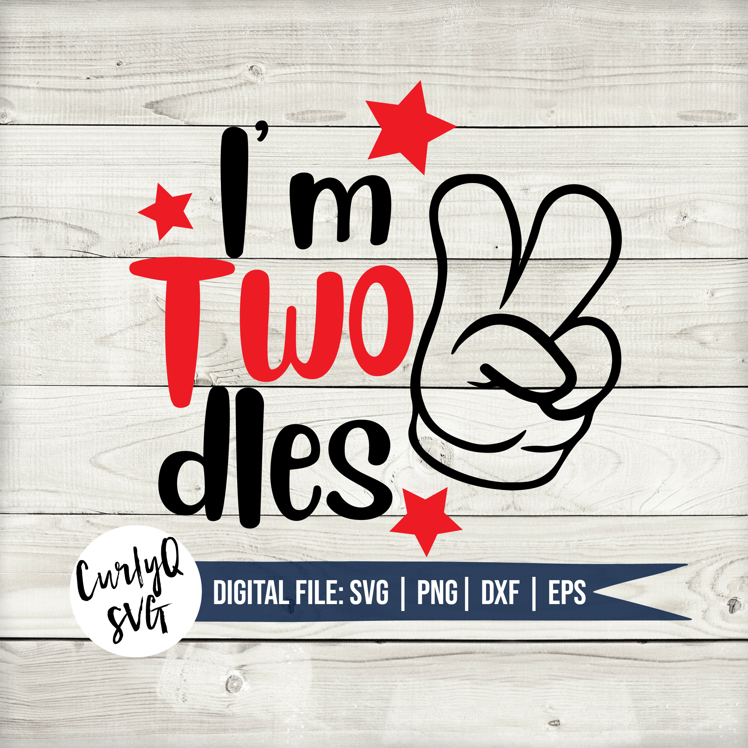 SVG, I'm Two Dles, Digital Download, Mickey, Clubhouse, Twodles, Minnie ...