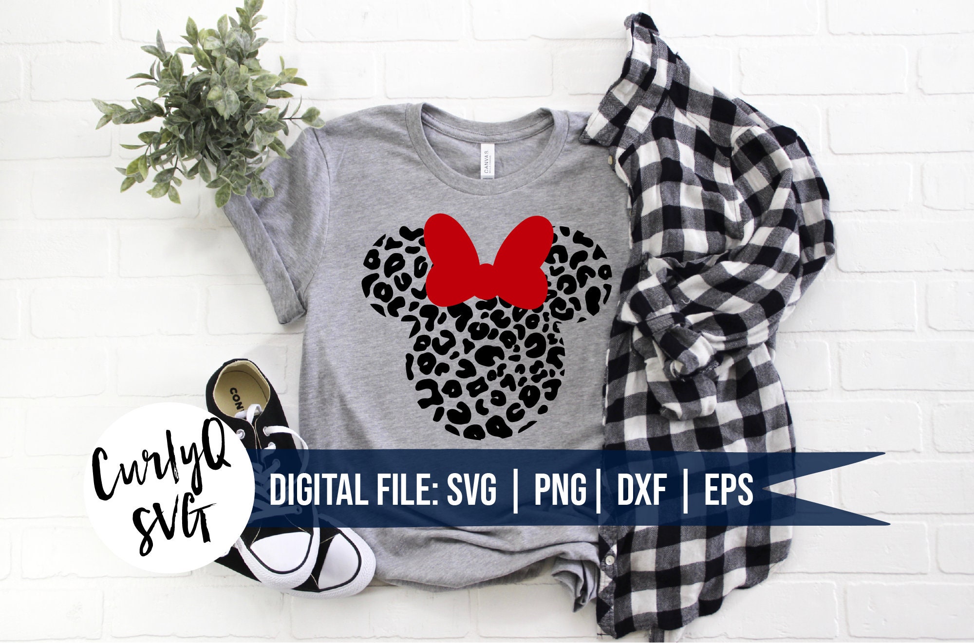 SVG Cheetah Mickey Cheetah Minnie Cheetah Print Animal - Etsy