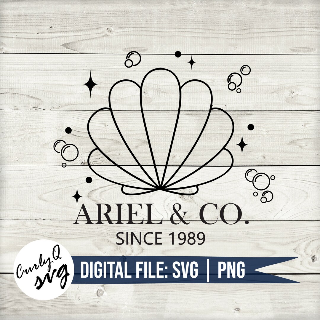 SVG, Ariel & Co, Little Mermaid, Under the Sea, Cut File, Digital ...